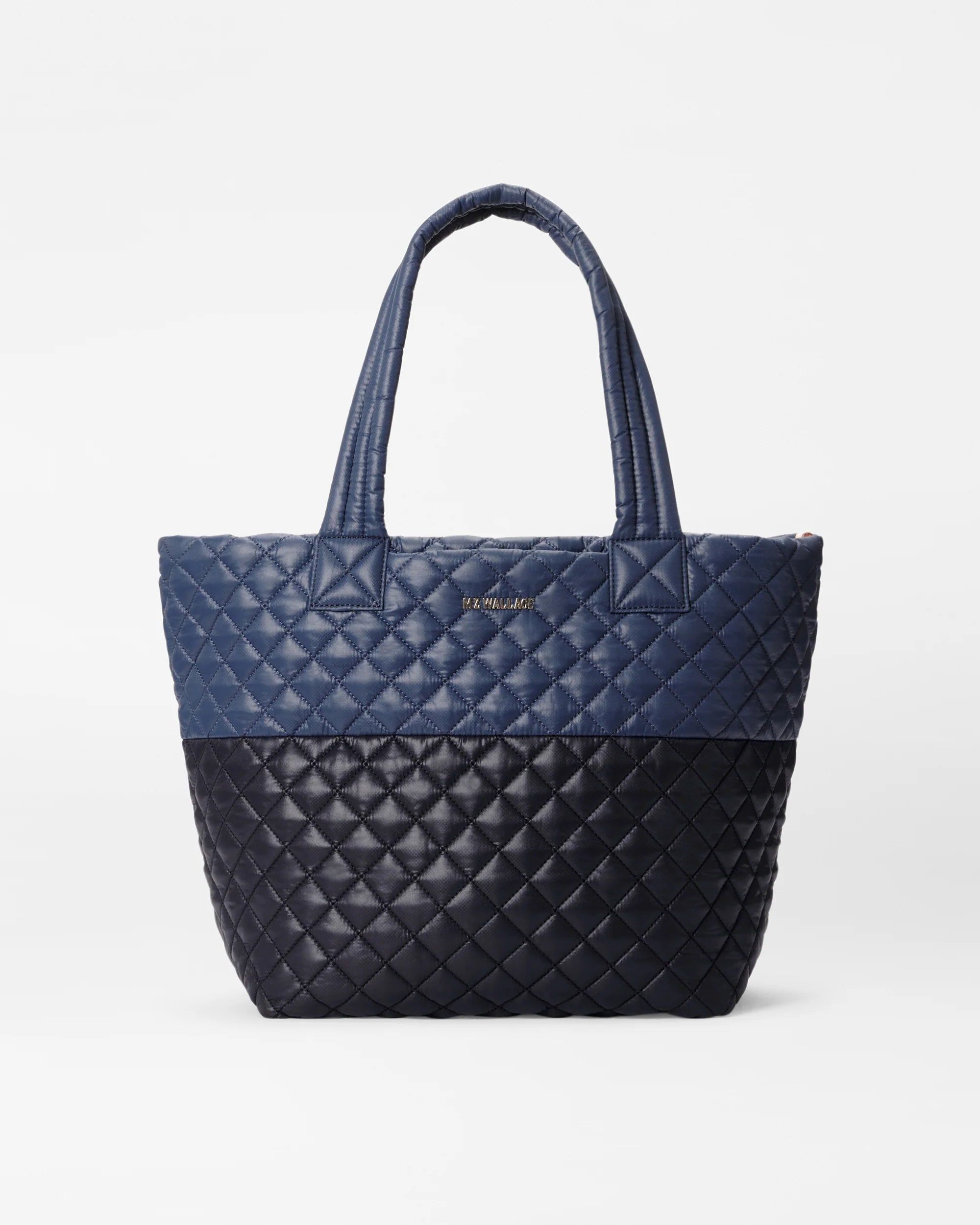 Medium Metro Tote Deluxe | Black/Navy – Paul Karaz Shoes