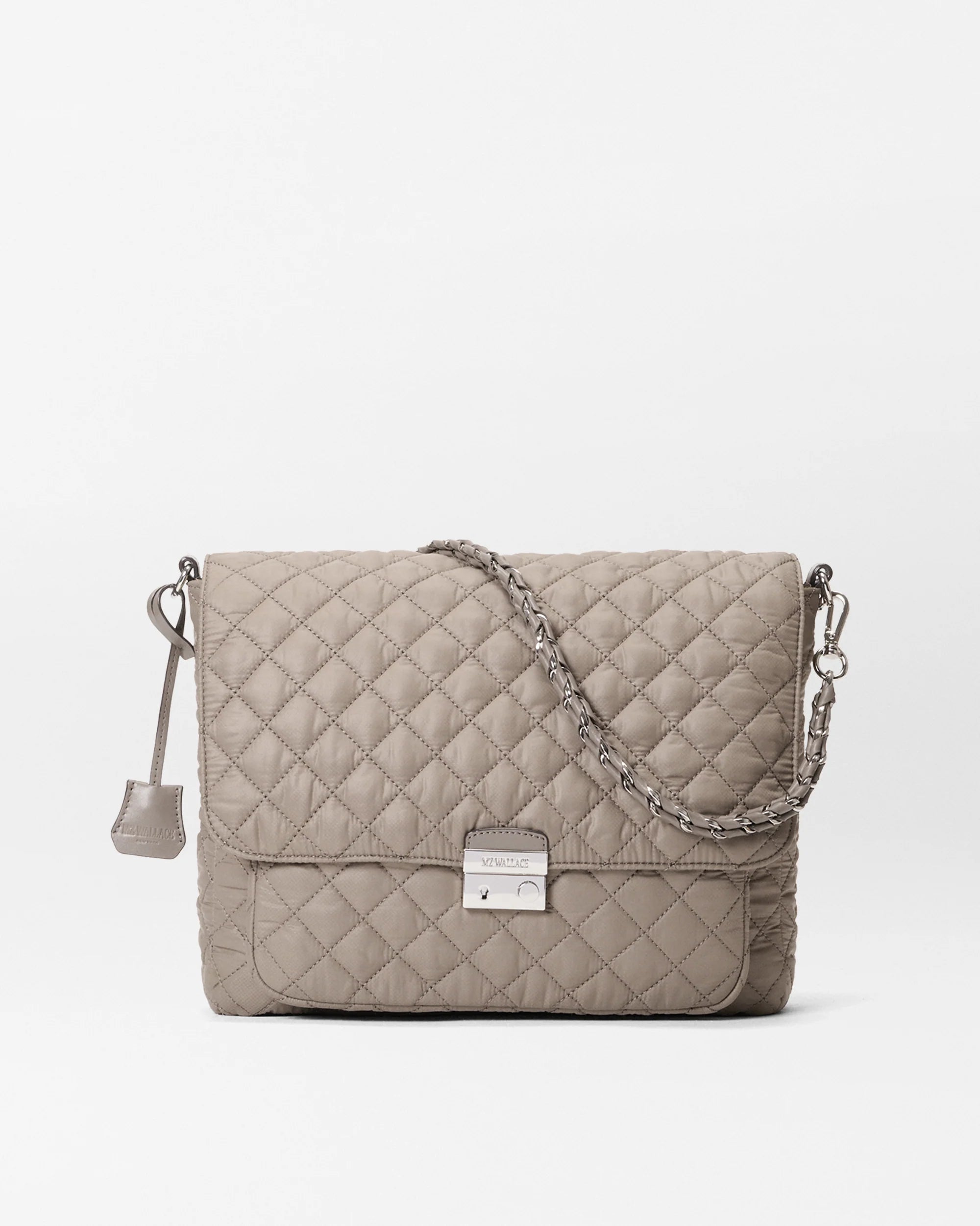 Large Crosby Lock Crossbody | Morning Dove – Paul Karaz Shoes