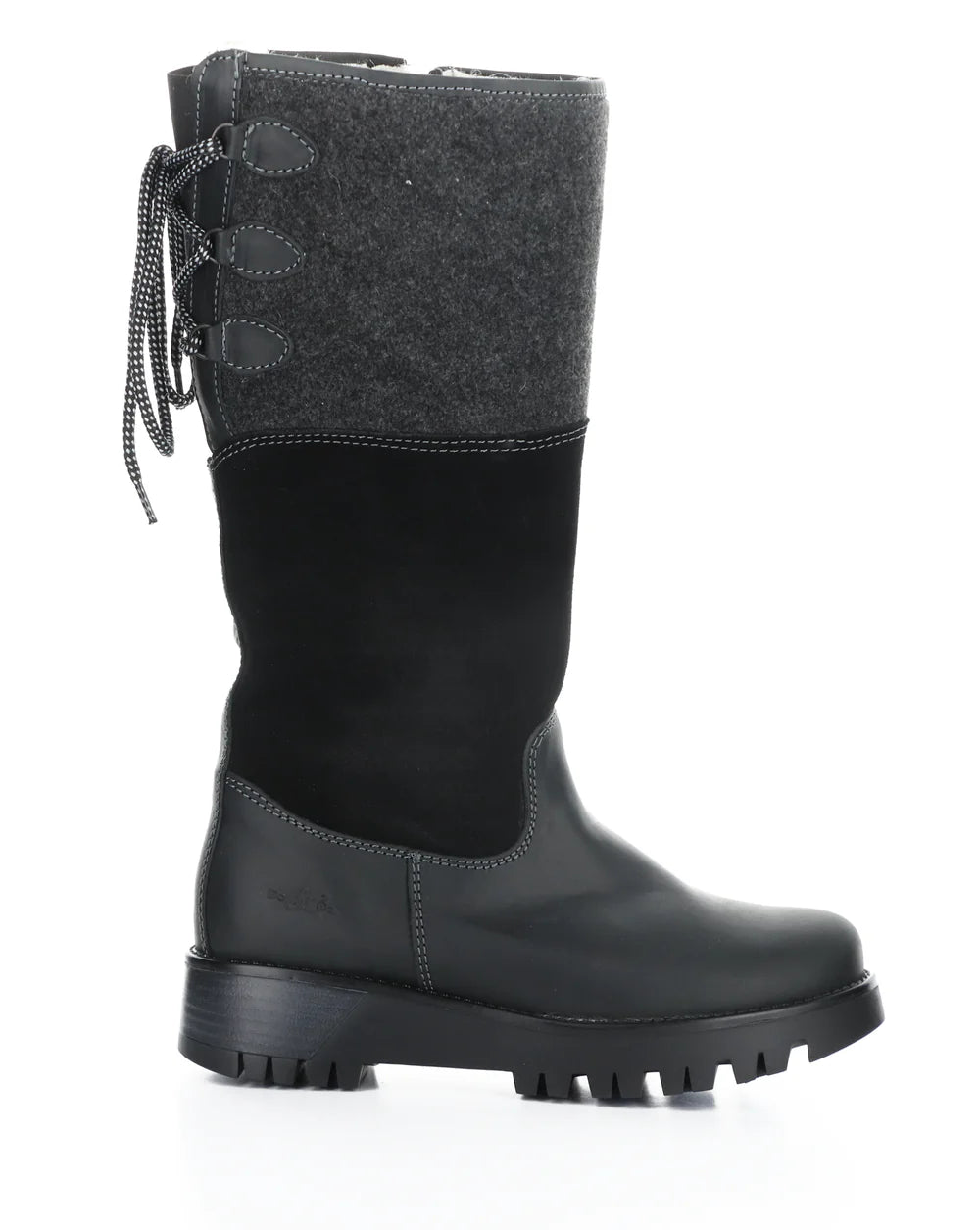 Bos & Co Goose Prima Boot | Black/Black Saddle/Suede/Tweed – Paul Karaz ...